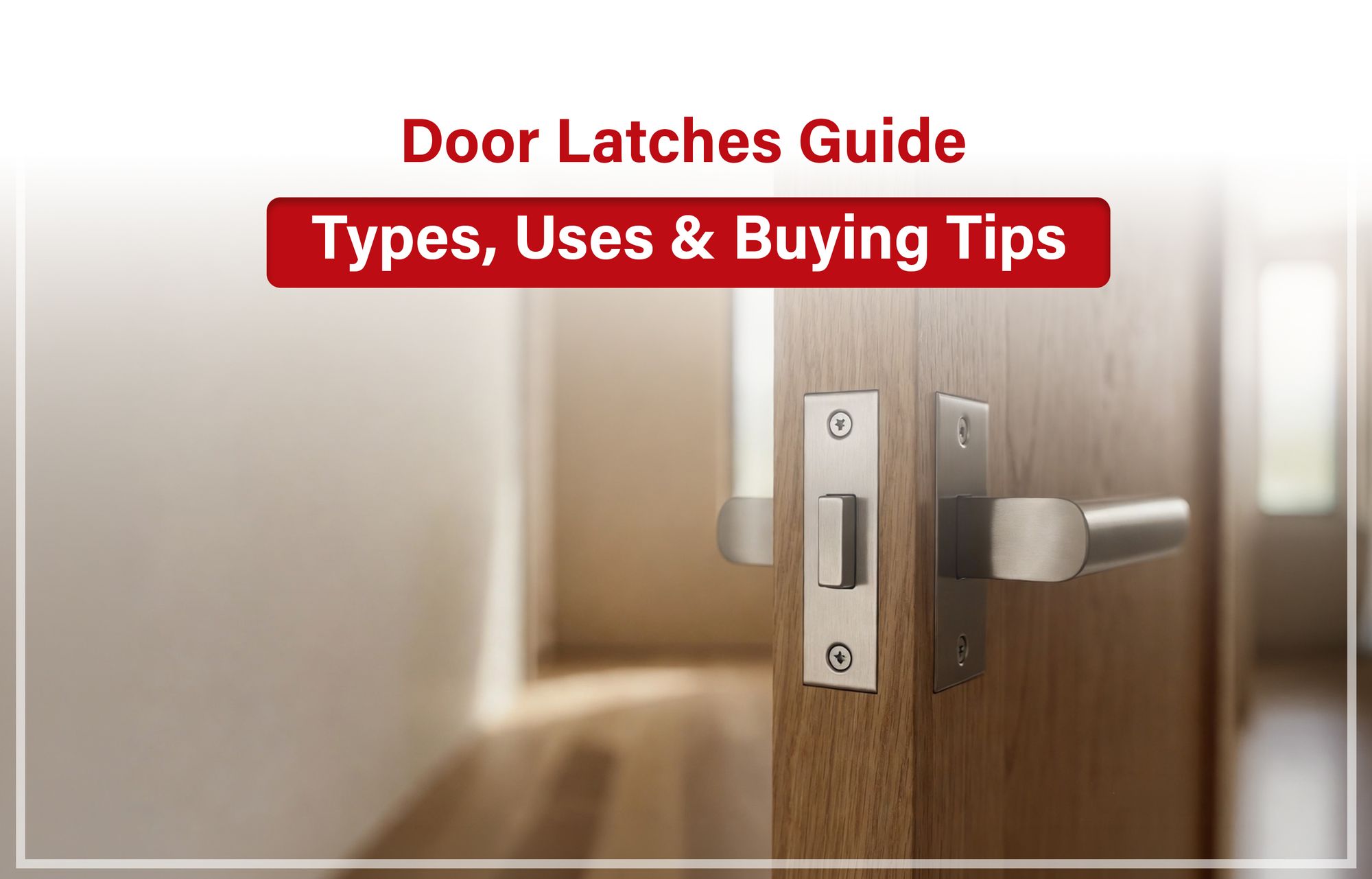 Door Latches Guide: Types, Uses & Buying Tips | DK Hardware