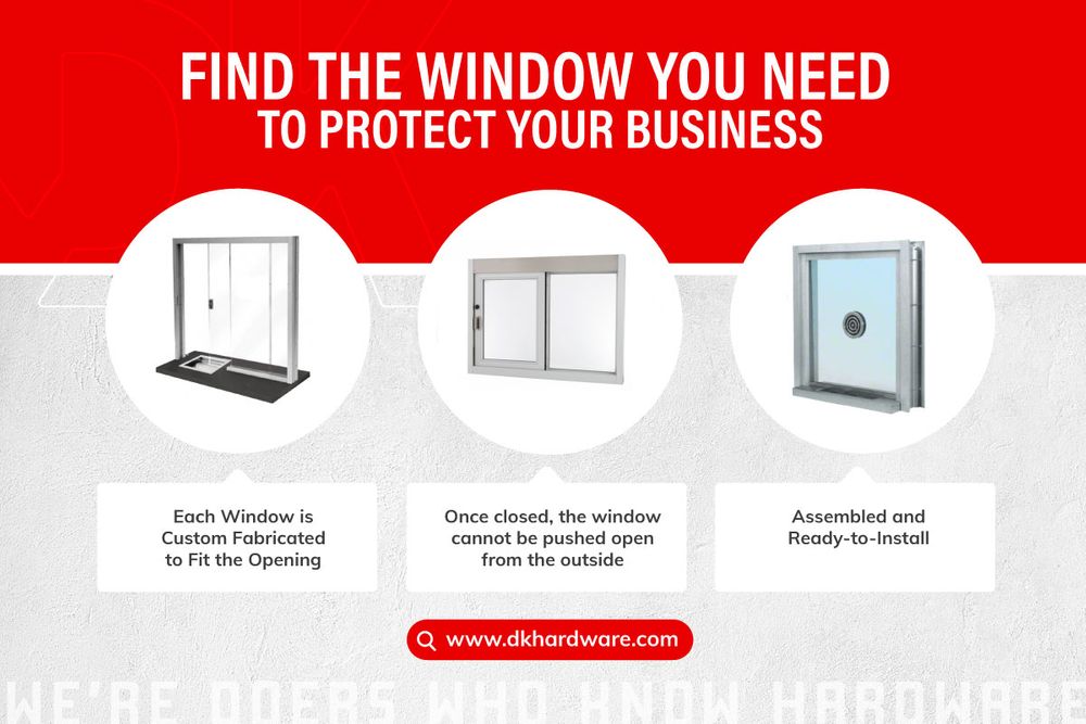 Make Your Business Safer Using Bullet-Resistant Transaction Windows