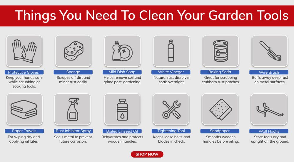 How to Clean Your Garden Tools? (Step By Step Guide) | DK Hardware