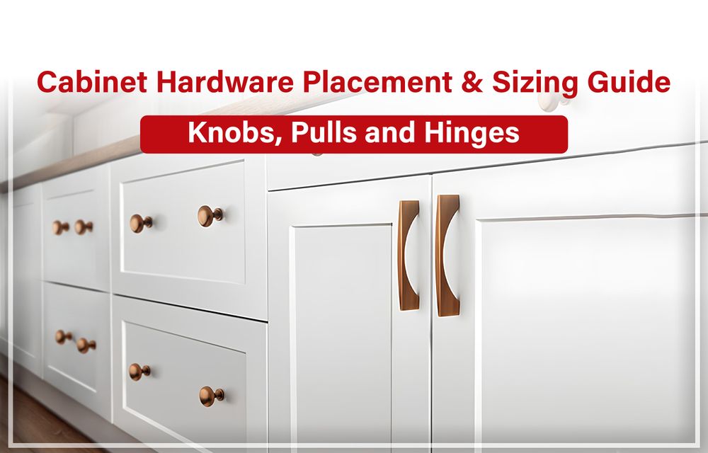 Cabinet Hardware Placement & Sizing Guide | Knobs, Pulls & Hinges