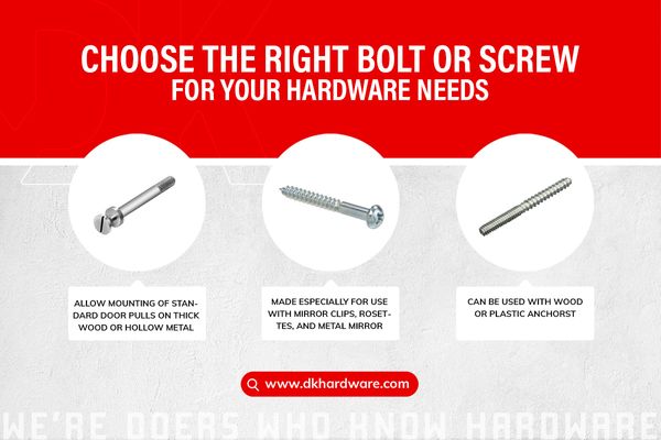 What’s the Difference between Bolts and Screws?