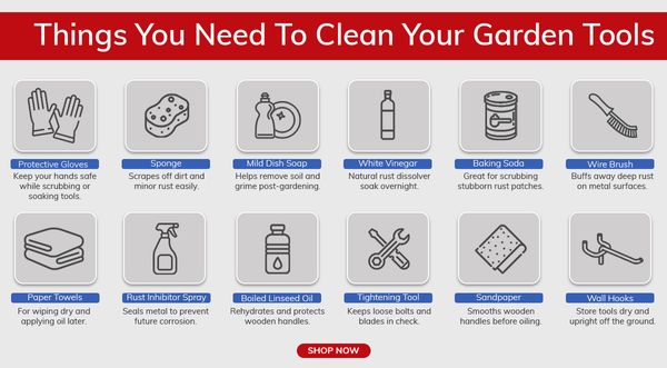 How to Clean Your Garden Tools? (Step By Step Guide) | DK Hardware